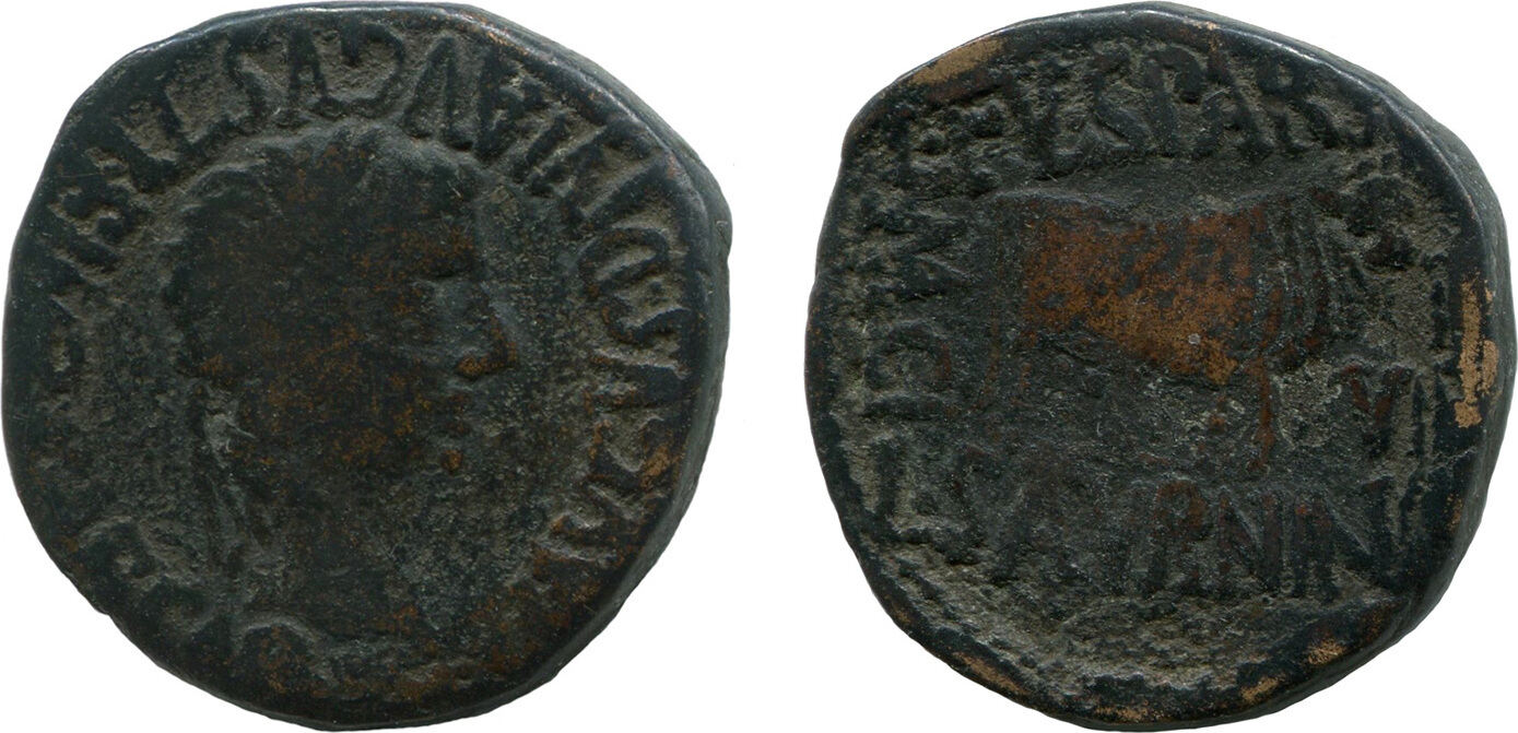 Römisches Kaiserreich, Bronze (As), Calagurris (Hispania Citerior ...