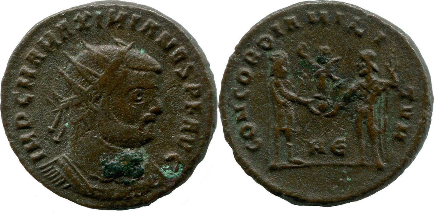 Römische Kaiserzeit, Antoninian, Heraclea 295-296, Maximinianus ...