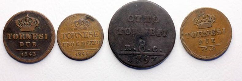 Medieval & later coins Italian States: Napoli Lot of 7 AE coins 1/2 ...