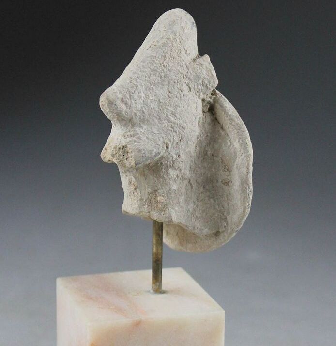 Ancient art Pottery fragments of a horse and warrior, Cypro-Archaic 750 ...