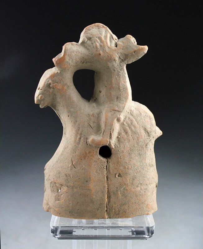 Ancient art Intact and attractive Roman terracotta figurine of Eros on ...