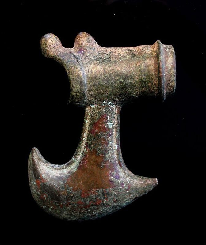 Ancient art Exceptional bronze battle axe, Ancient Near East, early 2nd ...