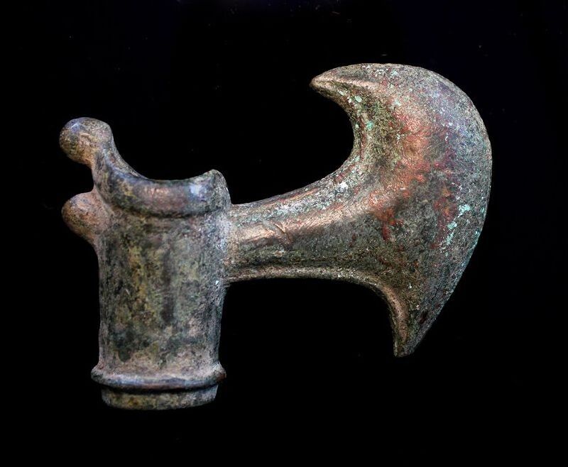 Ancient art Exceptional bronze battle axe, Ancient Near East, early 2nd ...