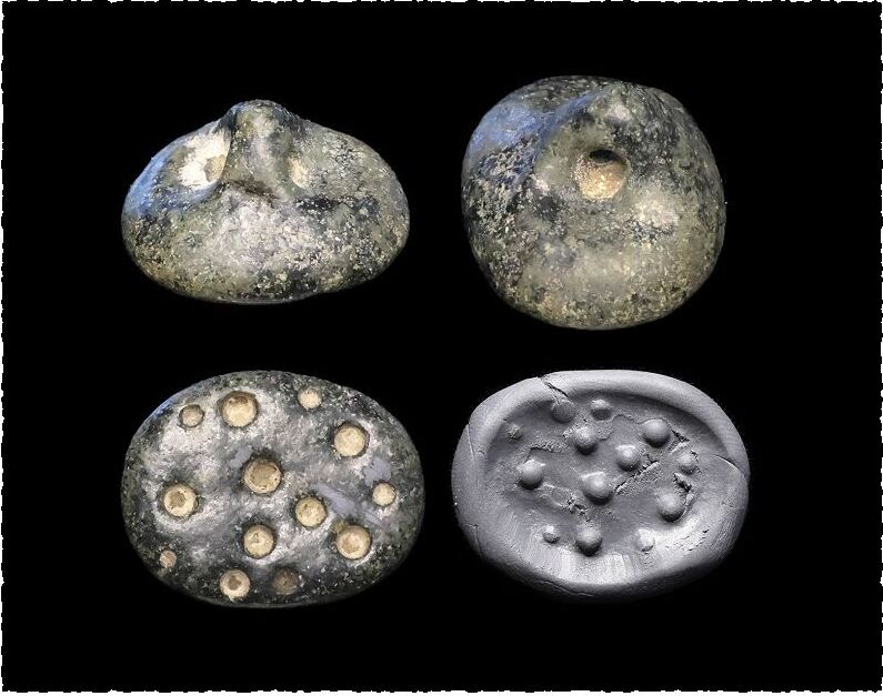 Ancient art Very attractive Ubaid-Uruk Stamp seal, Mesopotamia 4th ...