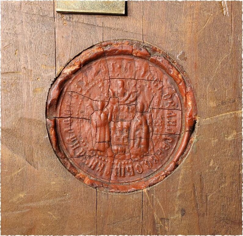 Medieval & later artifacts Rare sealed and dated Greek Gilt Icon from ...