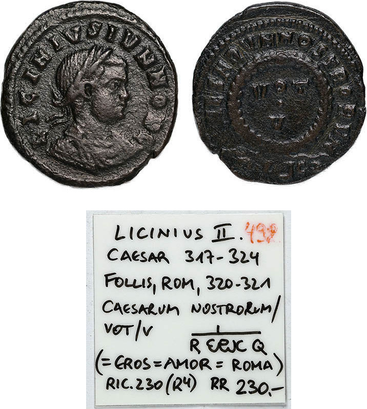 Ancient coins Roman Imperial coins: Extremely rare bronze Follis of ...