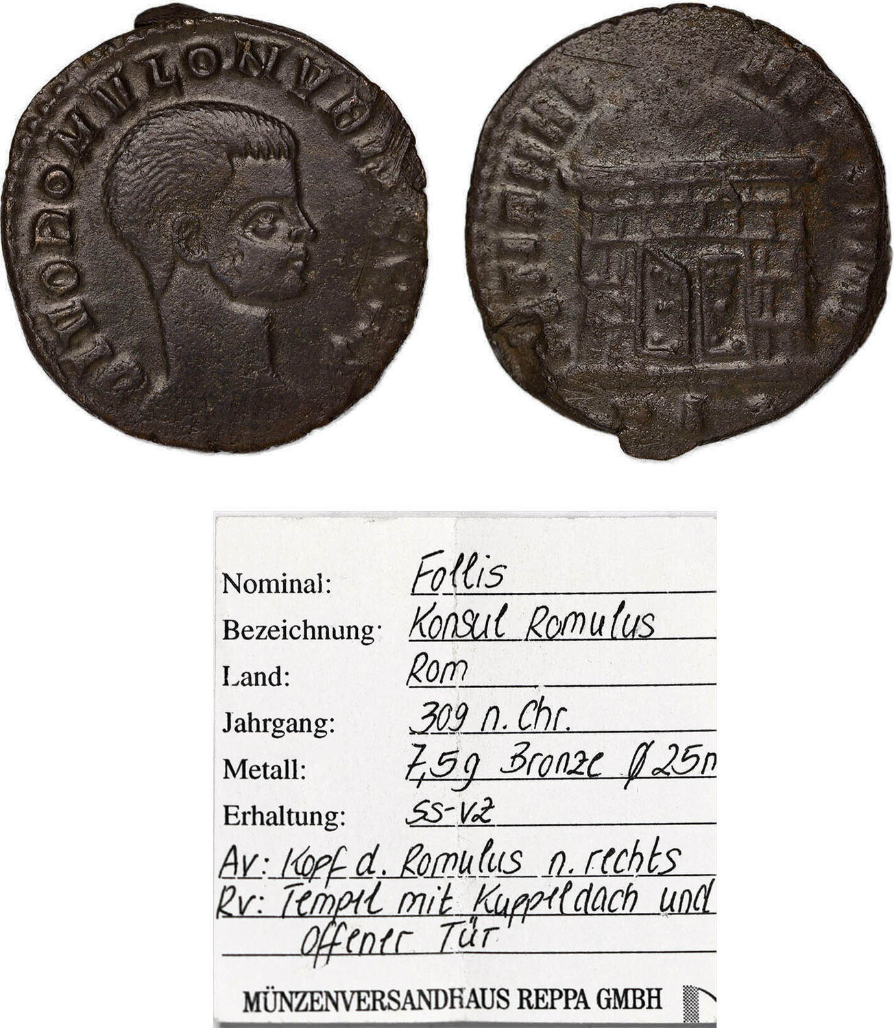 Ancient coins bronze Roman Imperial: Fine portrait Follis of Divus ...