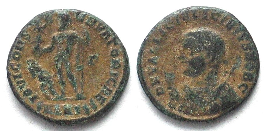 Roman Imperial LICINIUS II (317-324 AD). AE Nummus, 317-320, SMANT ...
