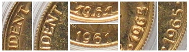 RUANDA 2 x 10 Francs 1965 Gregoire Kayibanda UNABHÄNGIGKEIT Gold RAR ...