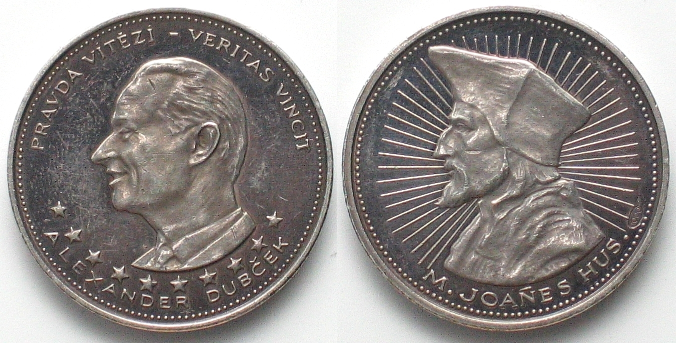 Tschechoslowakei - Medaillen PRAVDA VITEZI 5 Dukaten Medaille 1968 ...