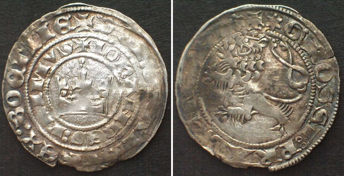 Böhmen 1310-1346 BÖHMEN Prager Groschen JOHANN I. von LUXEMBURG 1310-46 ...
