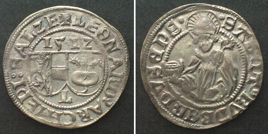 Salzburg, Erzbistum SALZBURG Batzen 1512, LEONHARD VON KEUTSCHACH ...