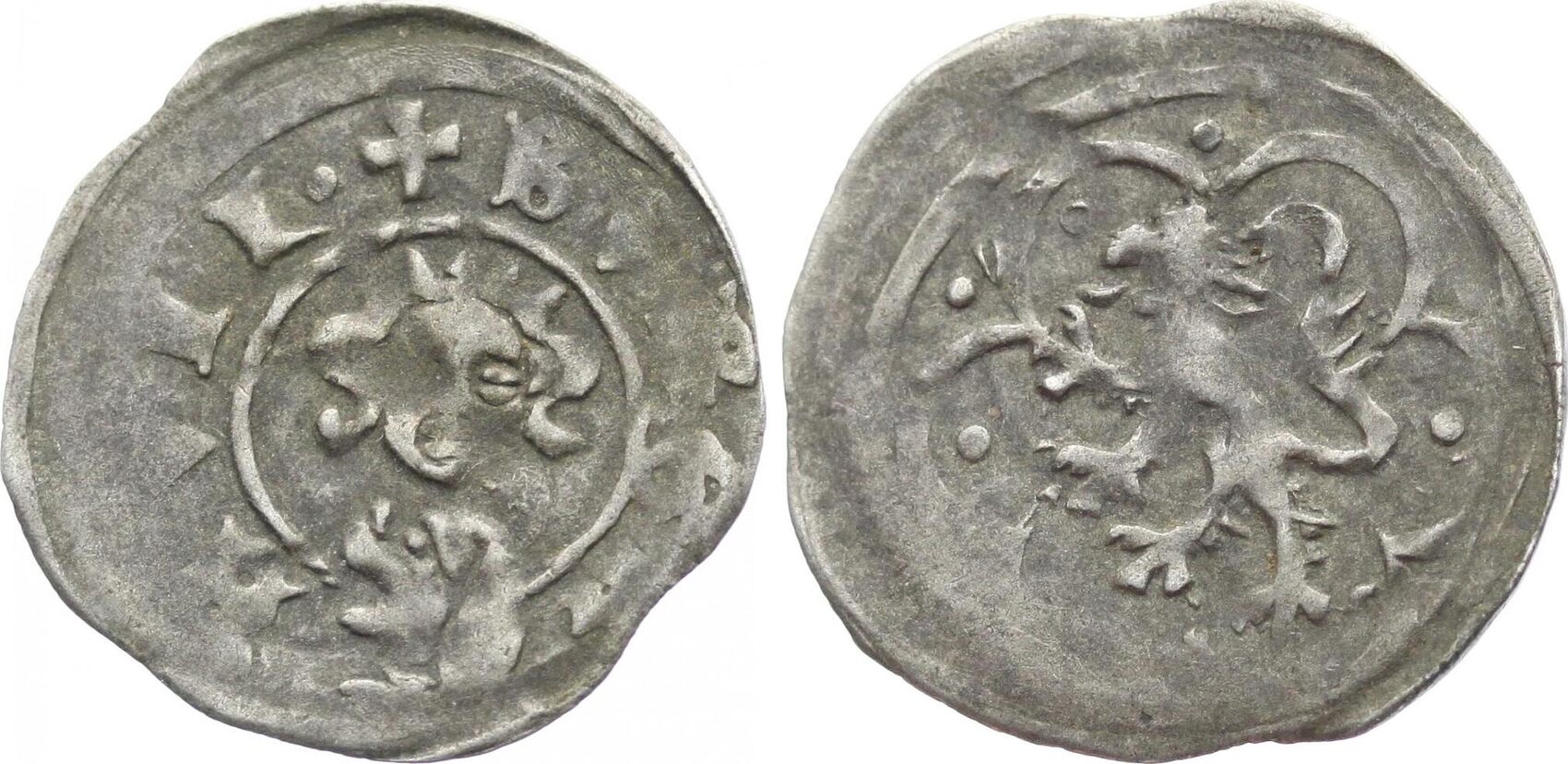 Nürnberg-Burggrafschaft Pfennig Friedrich V. 1361-1397. Sehr schön | MA ...