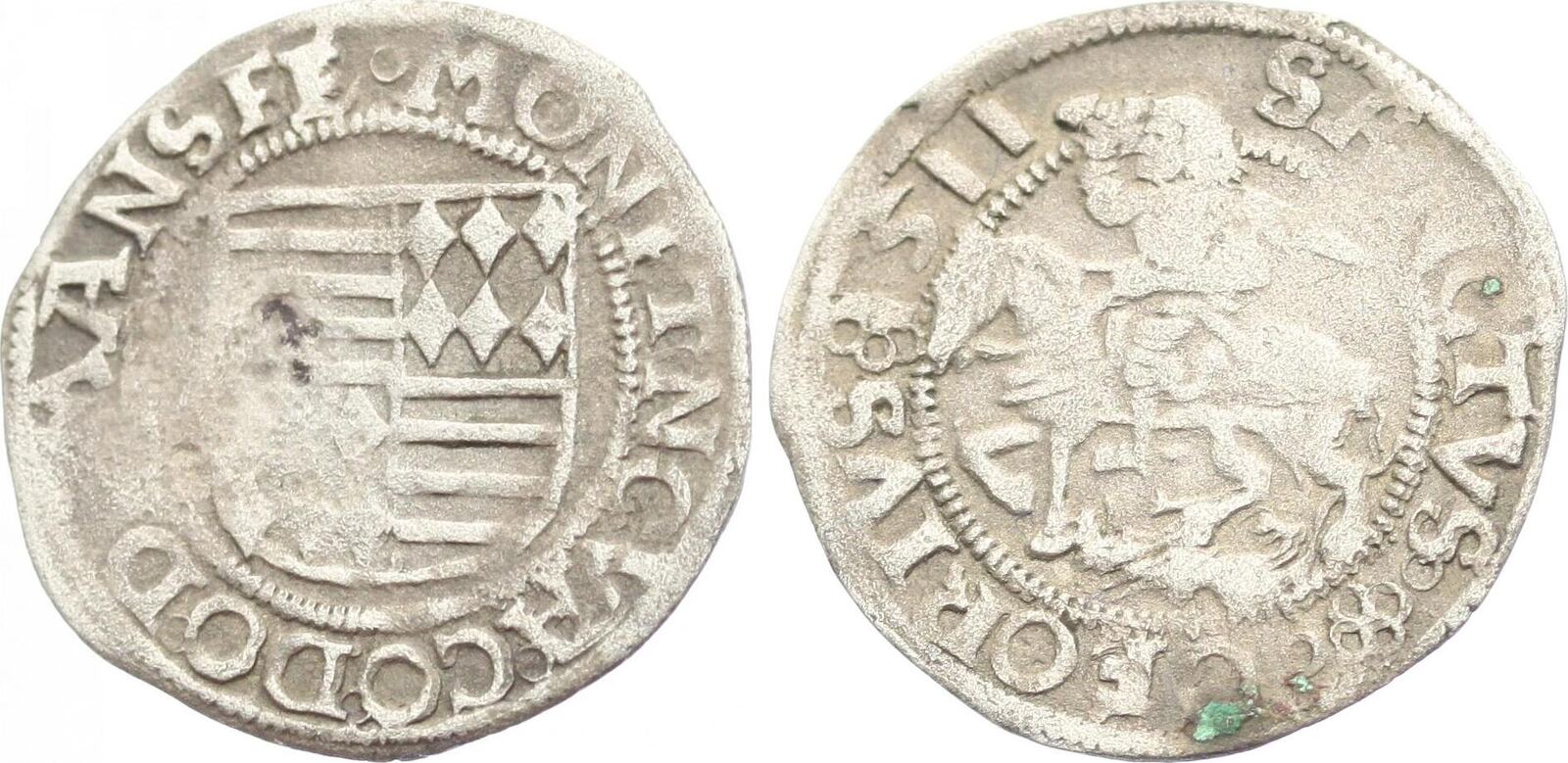 Mansfeld 1/2 Groschen 1511 Günther, Ernst, Hoyer, Gebhard und Albrecht ...