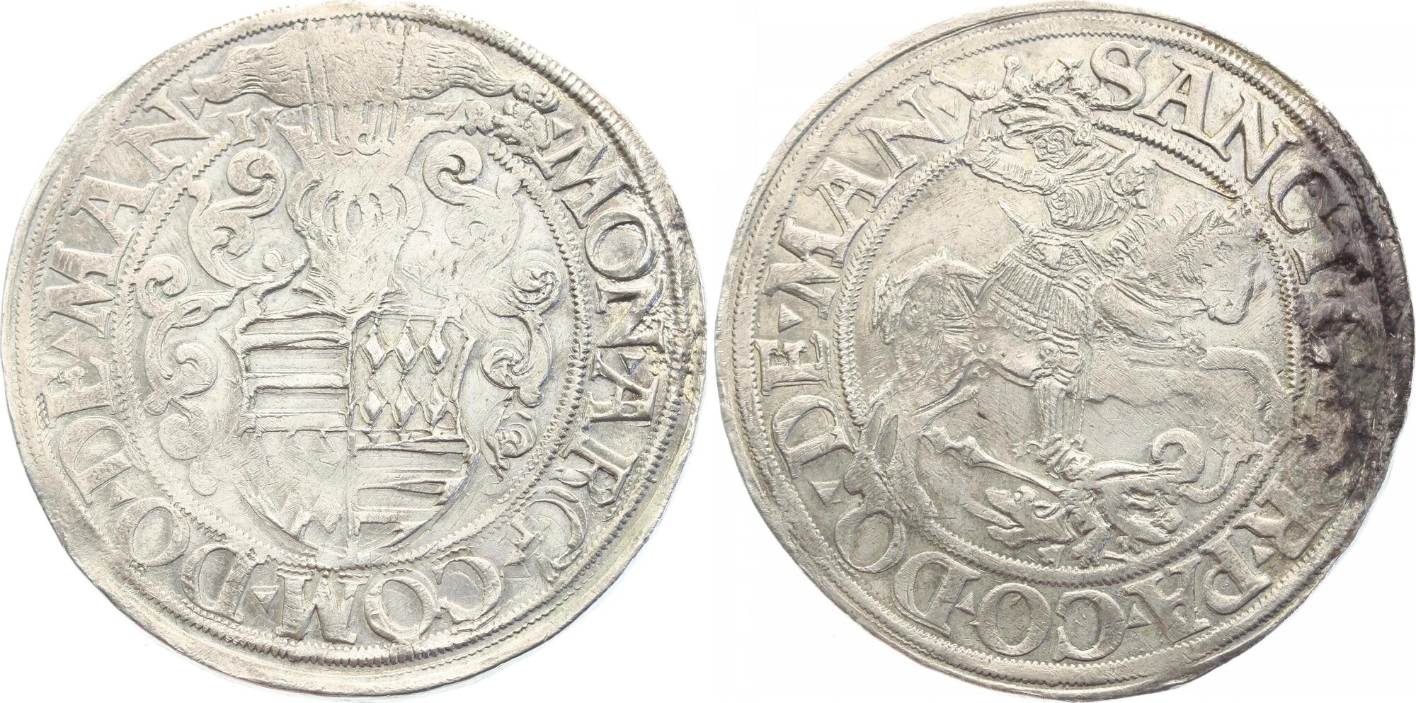 Mansfeld Taler 1524 Günther, Ernst, Hoyer, Gebhard und Albrecht 1486 ...