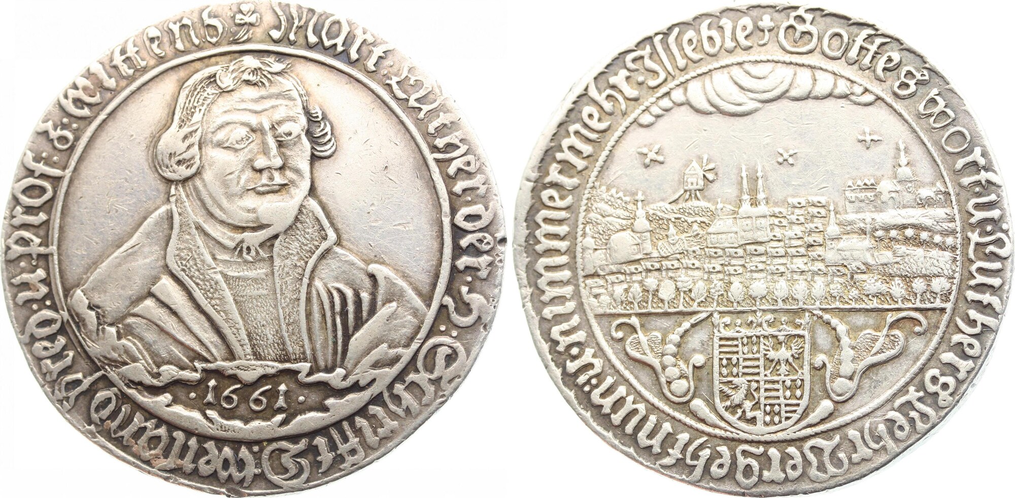 Eisleben-Stadt 1 1/2 Schautaler 1661 Winz. Kratzer, winz. Randfehler ...