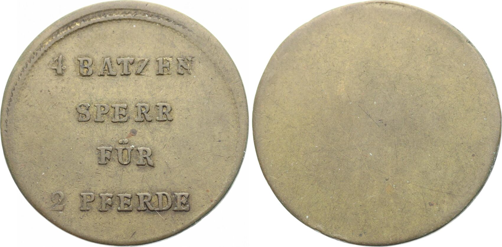 Frankfurt-Stadt 4 Batzen Medaillen und Marken 1750-2000. Sehr schön ...