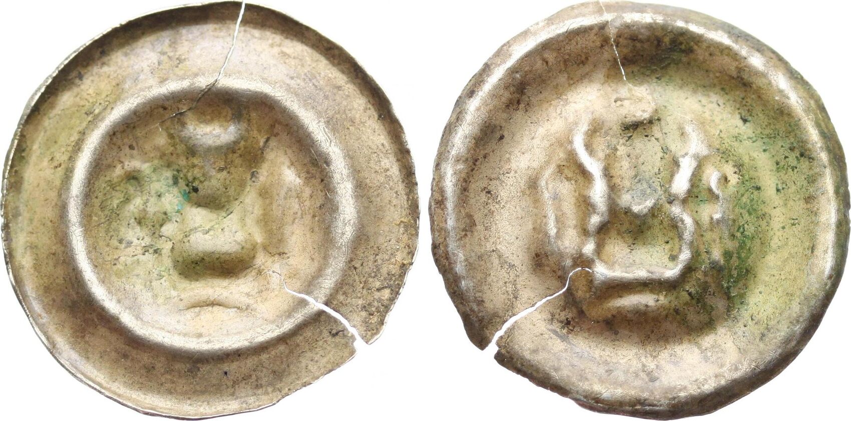 Verden, Bistum Brakteat Lüder von Borg 1231-1251. Schöne Patina, selten ...