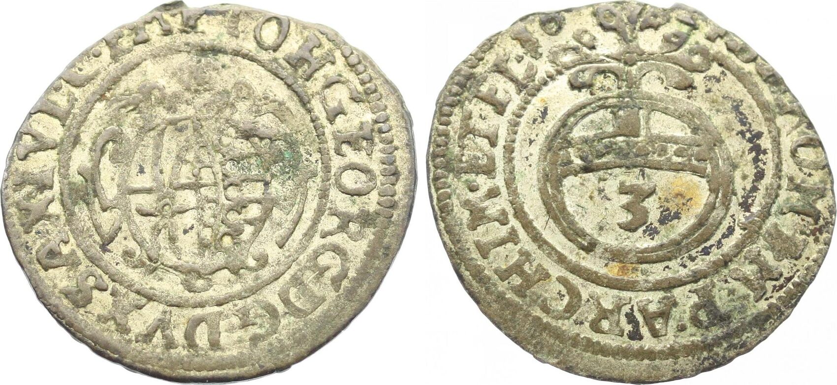 Sachsen-Albertinische Linie Kipper Dreier 1621 Johann Georg I ...