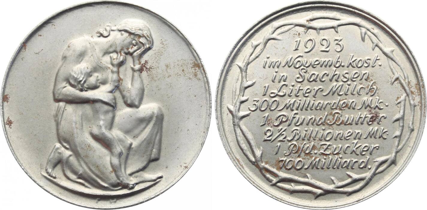 Hörnlein, F.W. Eisenmedaille 1923 Min. Korrodiert, vorzüglich | MA-Shops