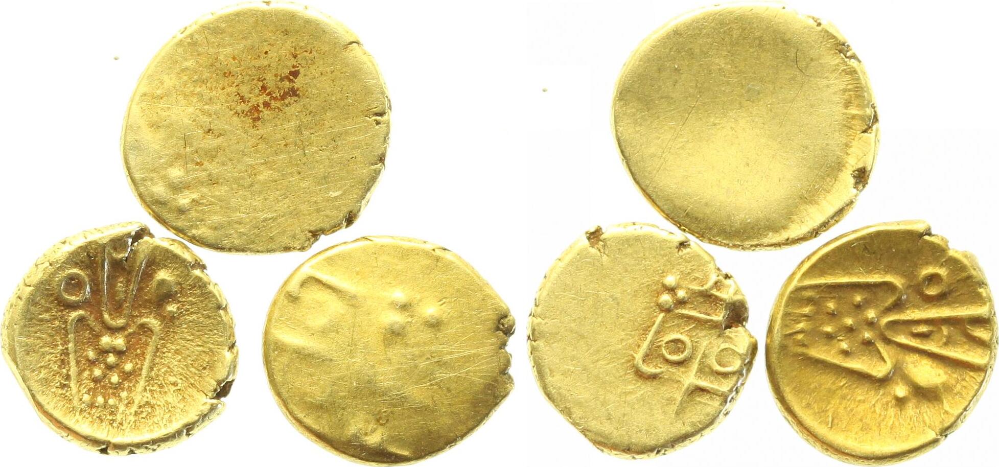 Indien Gold Fanam. Sehr schön und schön, zusammen | MA-Shops