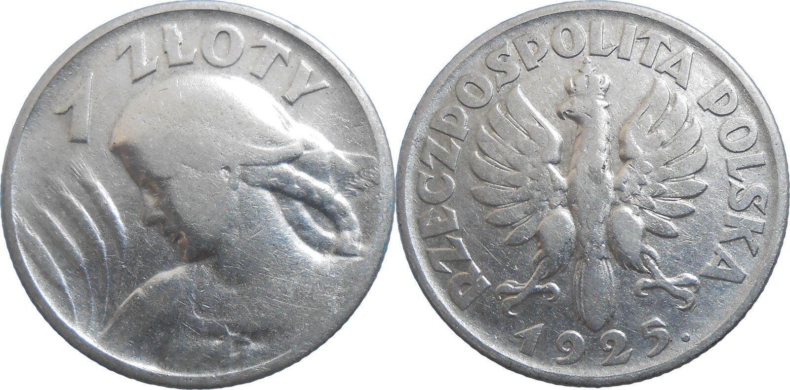 Poland 1 Zloty 1925 London Mint VF | MA-Shops