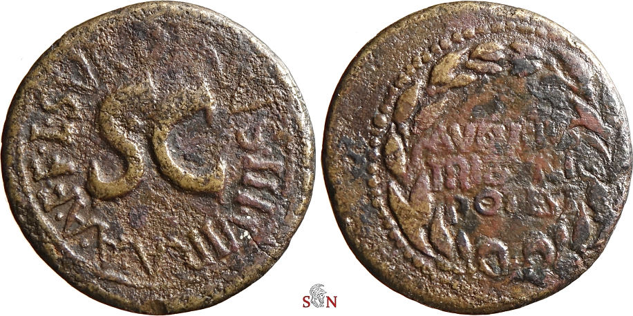 Augustus AE Dupondius - L. Naevius Surdinus - RIC 384 | MA-Shops