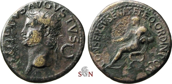 Divus Augustus Dupondius - struck under Caligula - RIC 156 | MA-Shops