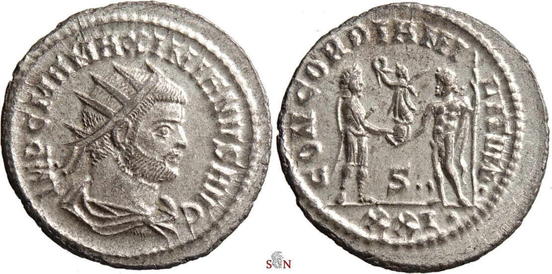 Maximian Antoninianus - CONCORDIA MILITVM - RIC 595 | MA-Shops