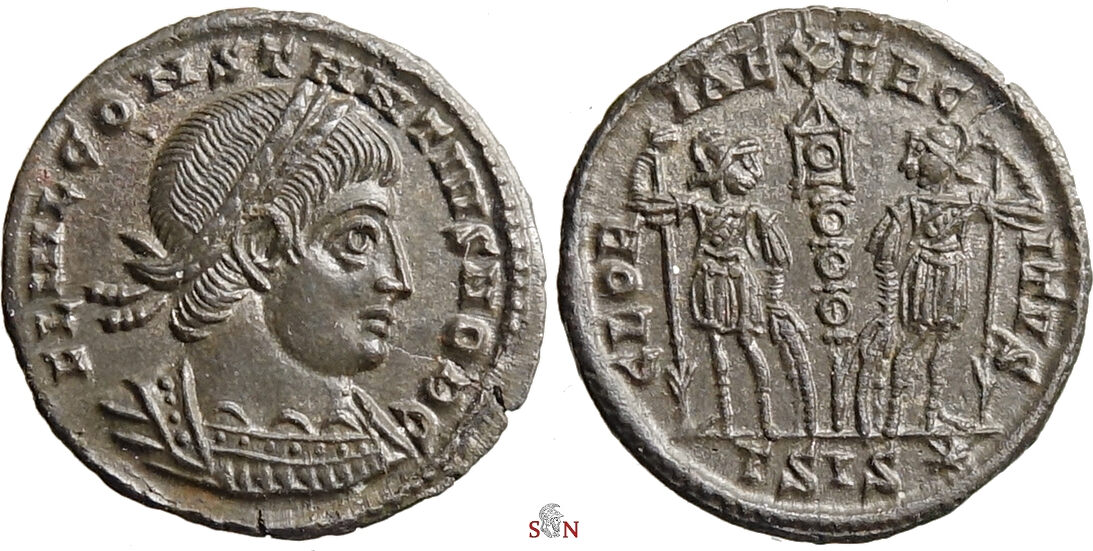 Constantius II Caesar Centenionalis - GLORIA EXERCITVS - RIC 263 | MA-Shops