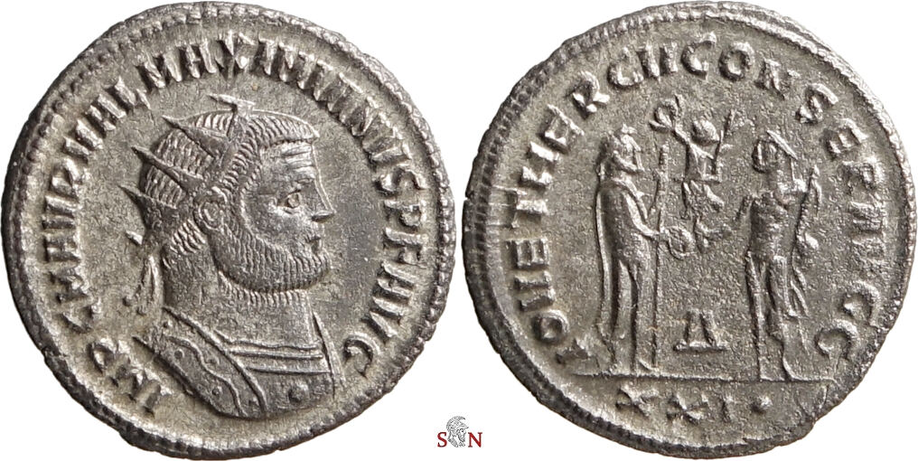Maximianus I. Antoninianus - IOVI ET HERCV CONSER AVGG - RIC 622 | MA-Shops