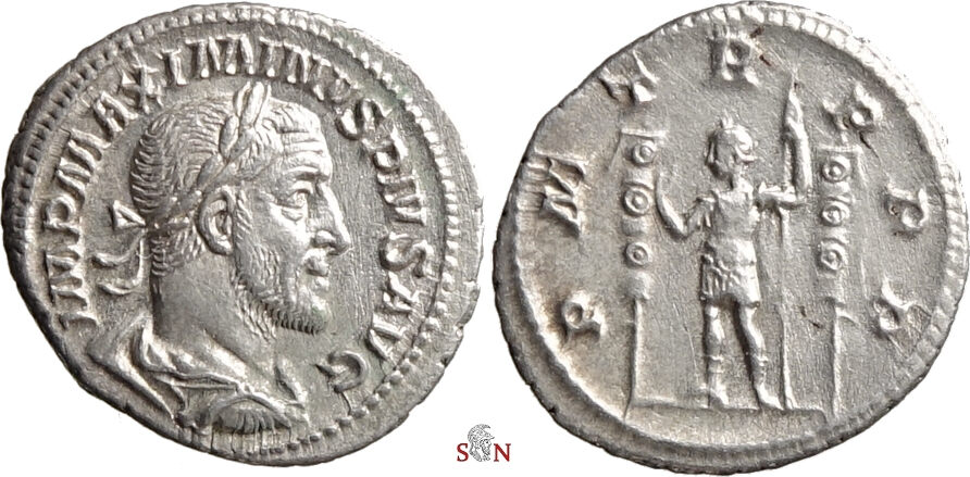 Maximinus I Thrax denarius - Maximinus standing left - RIC 1 | MA-Shops