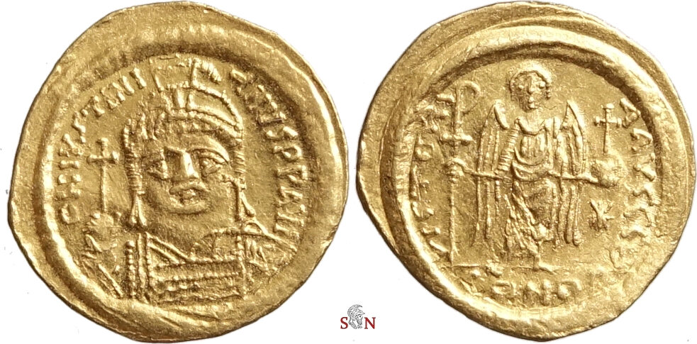 Justinian I. Gold Solidus - VICTORIA AVGGG - Sear 140 | MA-Shops