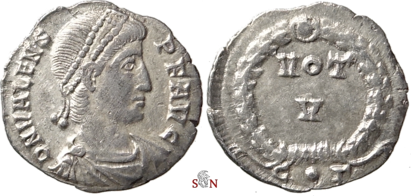 Valens Siliqua - VOT / V within wreath - RIC 13d | MA-Shops