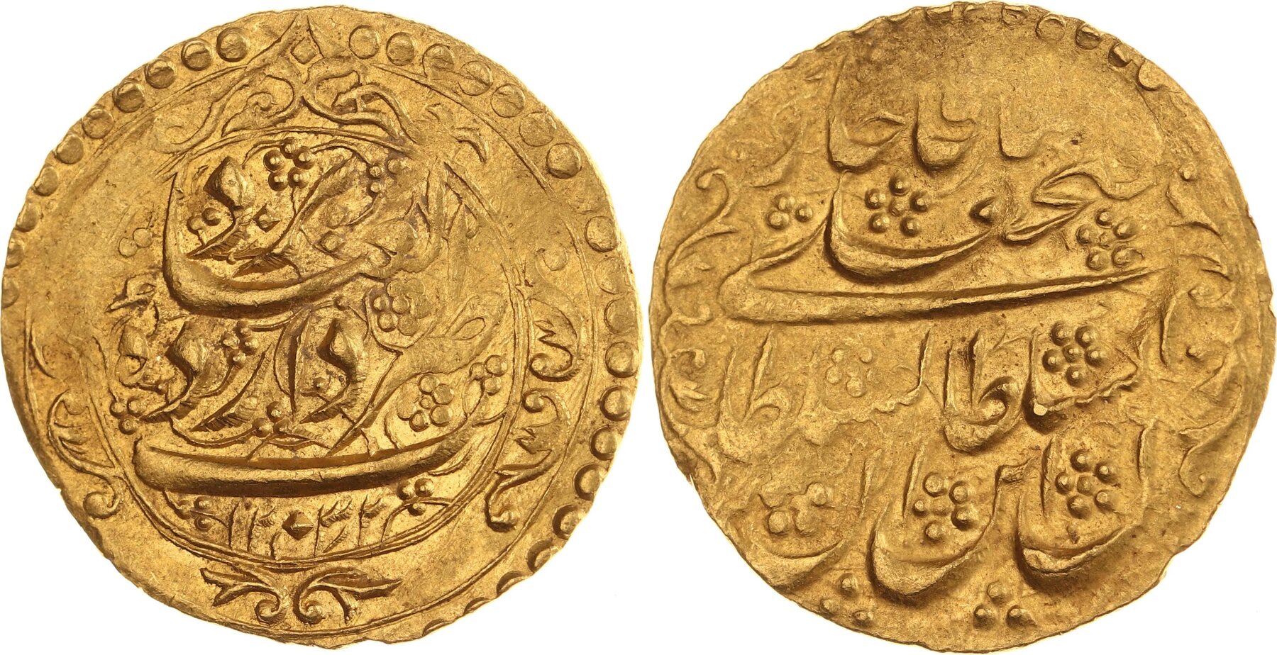 Iran Toman Gold 1232 AH Kadscharen. Fath'ali Shah (AH 1212-1250) 1797 ...
