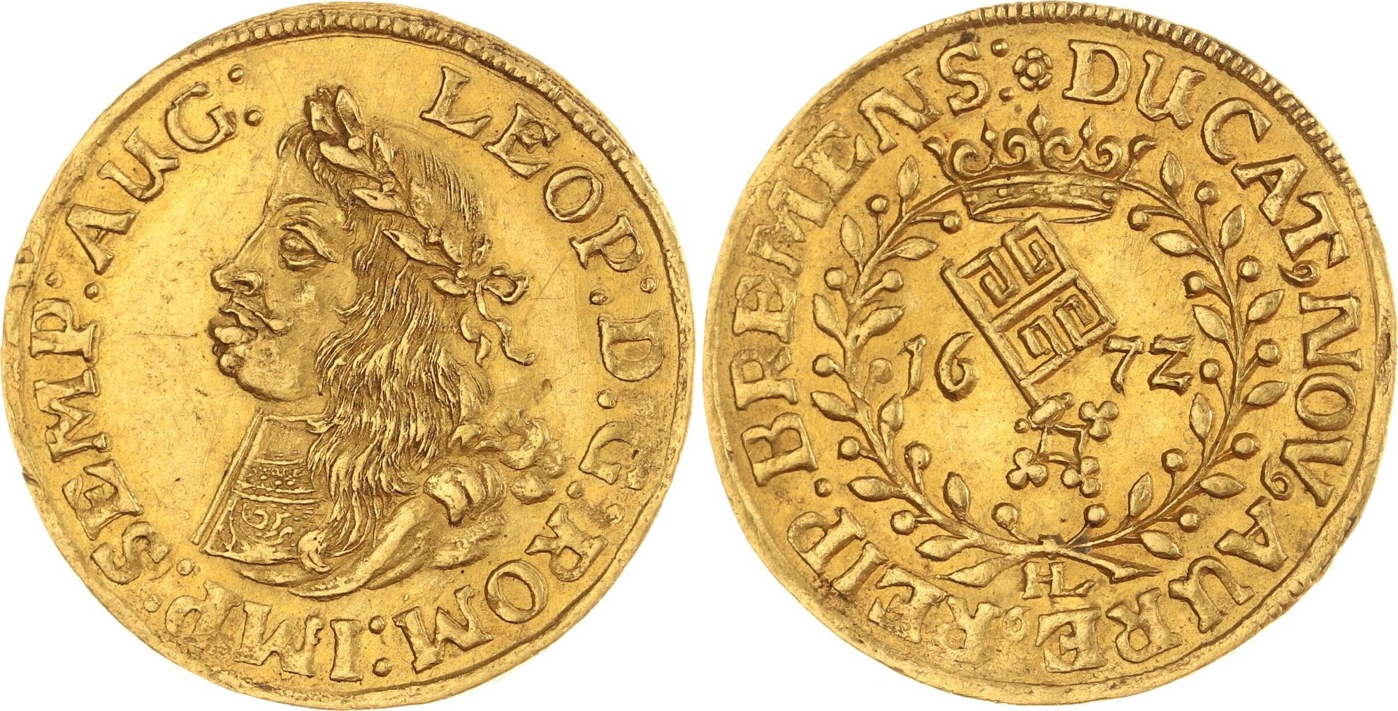 Bremen, Stadt Dukat Gold 1672 HL Vorzüglich | MA-Shops