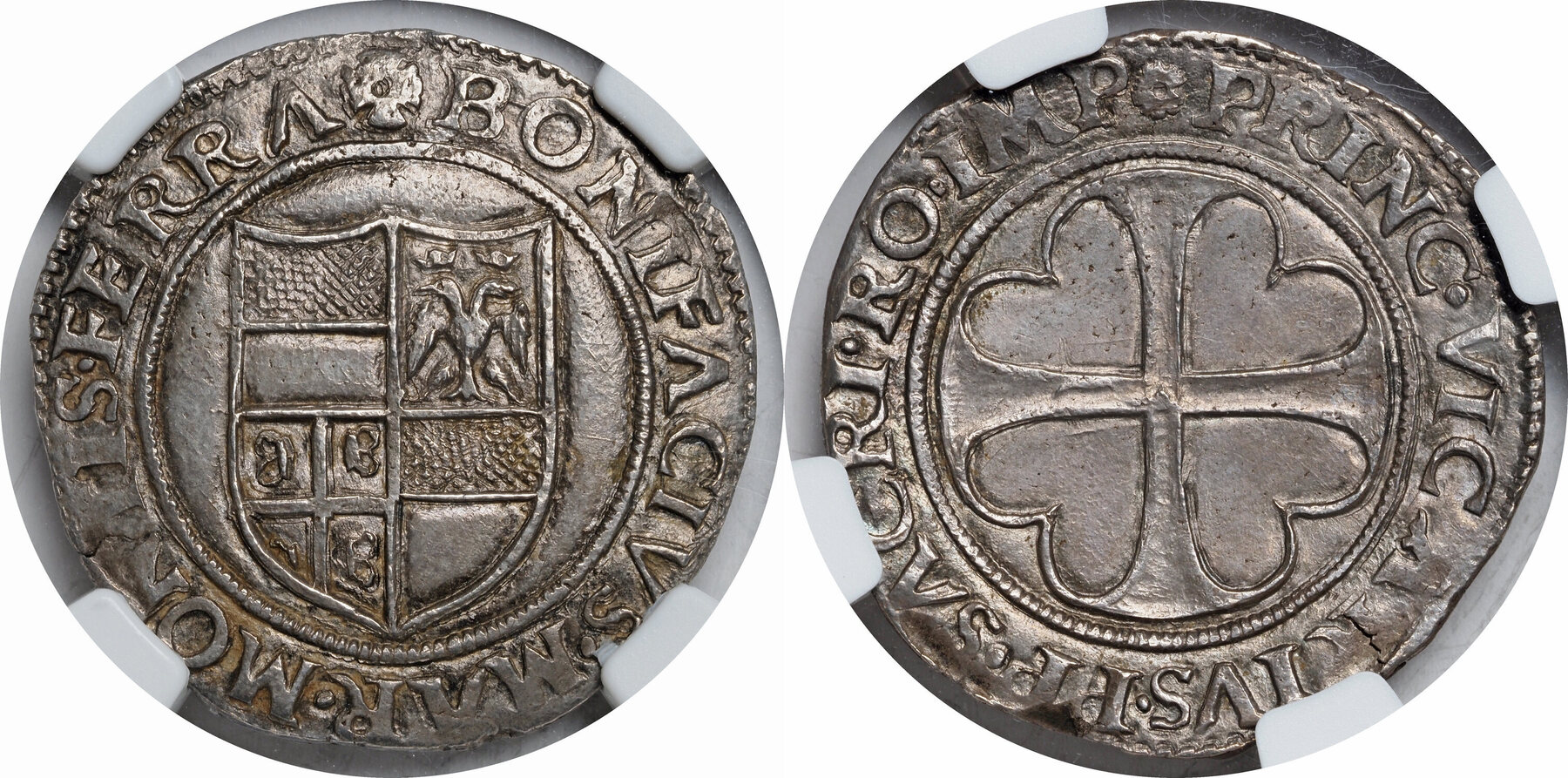 ITALY TESTONE (1518-30) Casale (Piedmont), Boniface IV Paleologo ...
