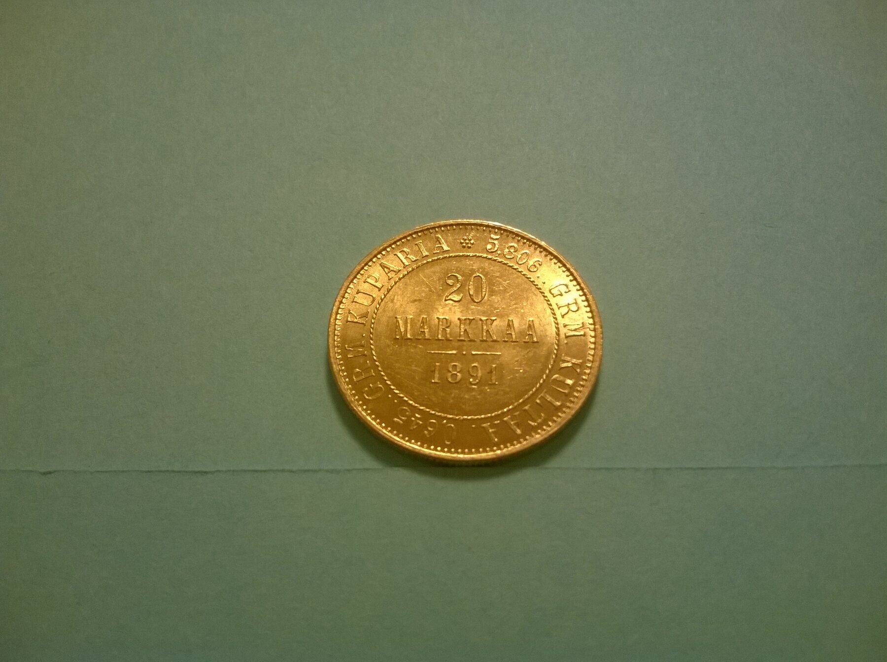 Finland, Finnland Finnish gold coin 20 markkaa 1891, rare year ...