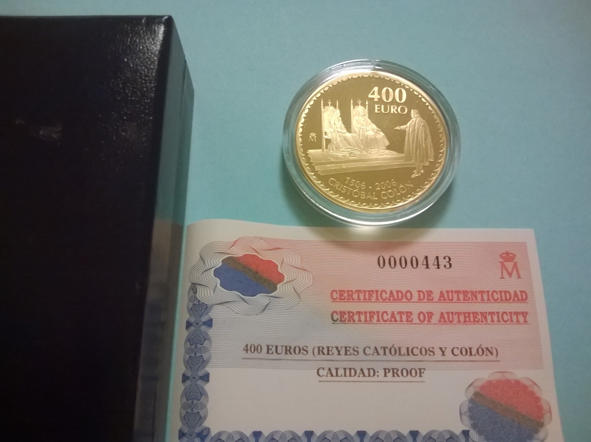 Spain, Espana, Spanien 400 Euro 2006 Columbus, Cristóbal Colón, quite ...