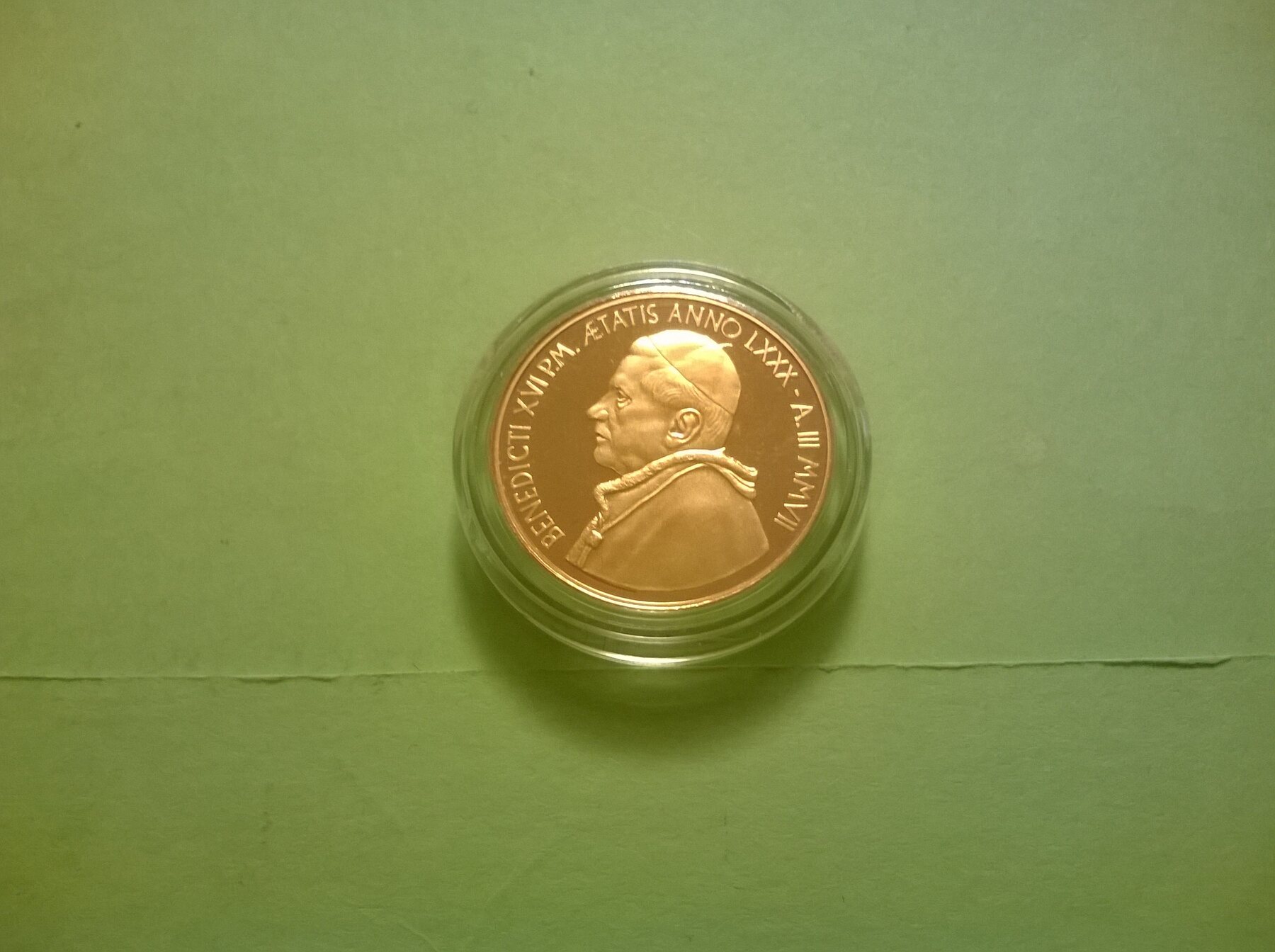 Vatikan, Vatican 20 Euro Vatican Gold coin 2007, Sacrament the ...