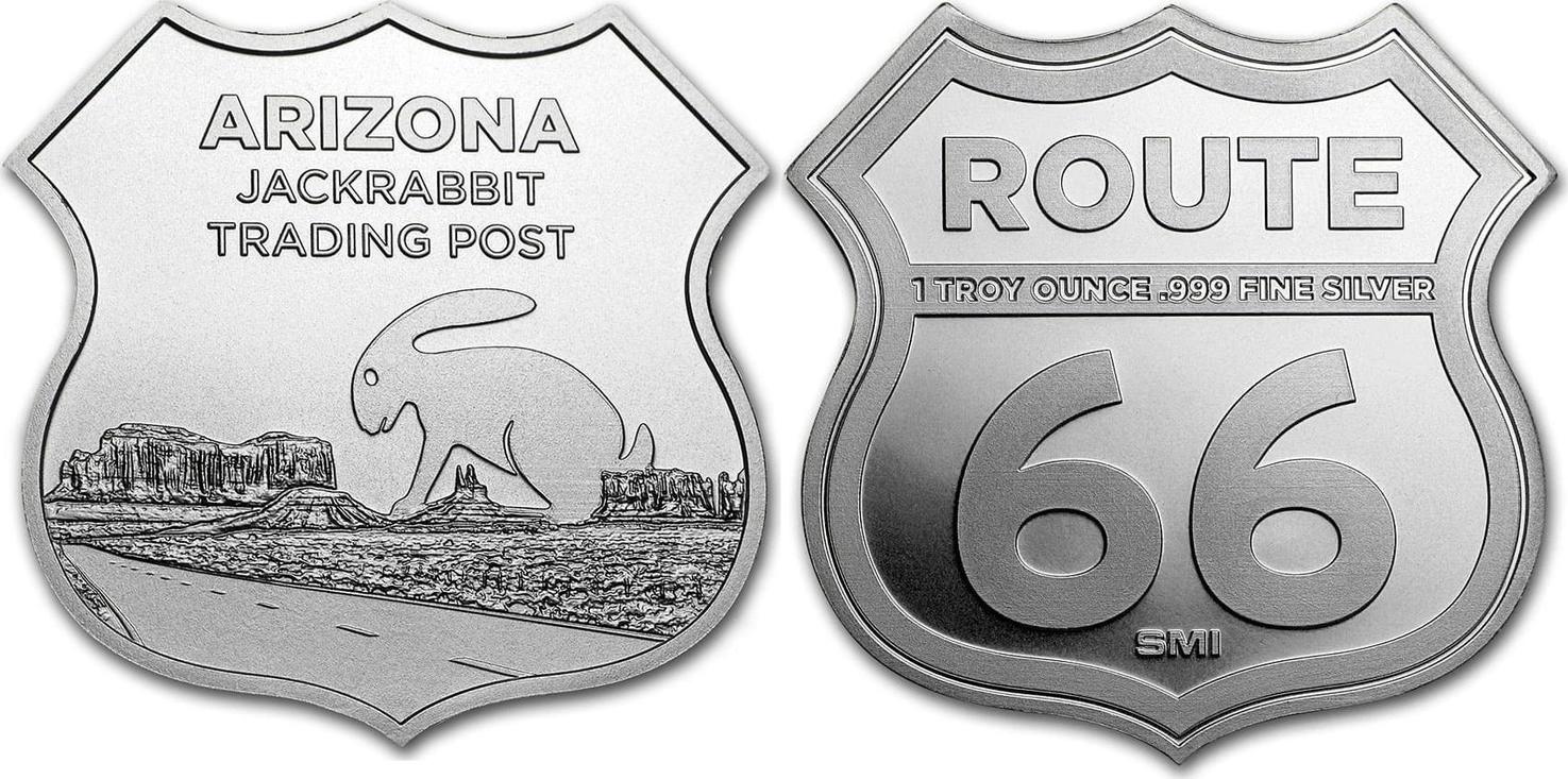 USA 2020 Icons of Route 66 - Siebte Ausgabe Jack Rabbit Trading Post 1 ...