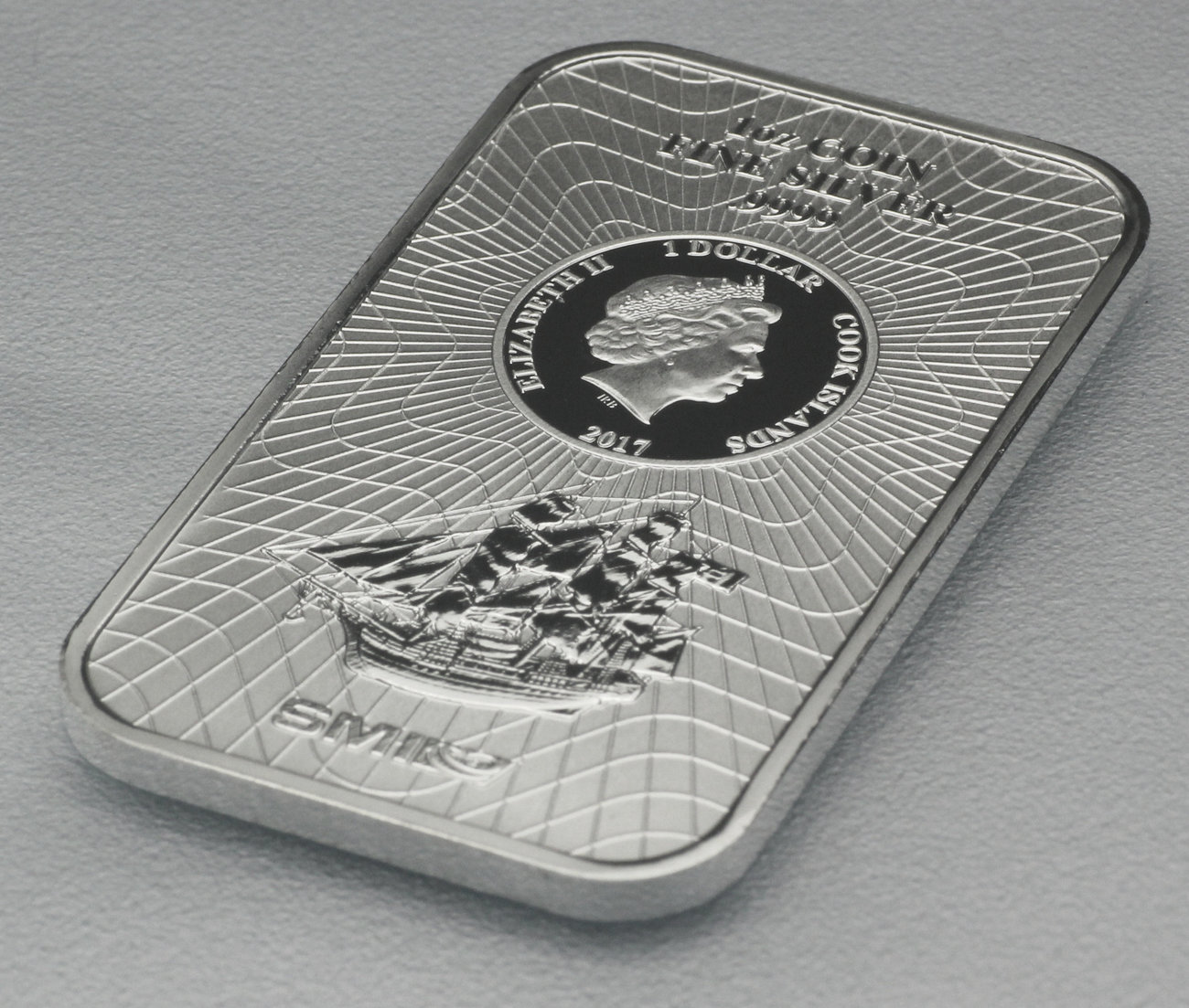 1 CID 2018 Cook Islands New Generation Münzbarren Silberbarren Bounty ...