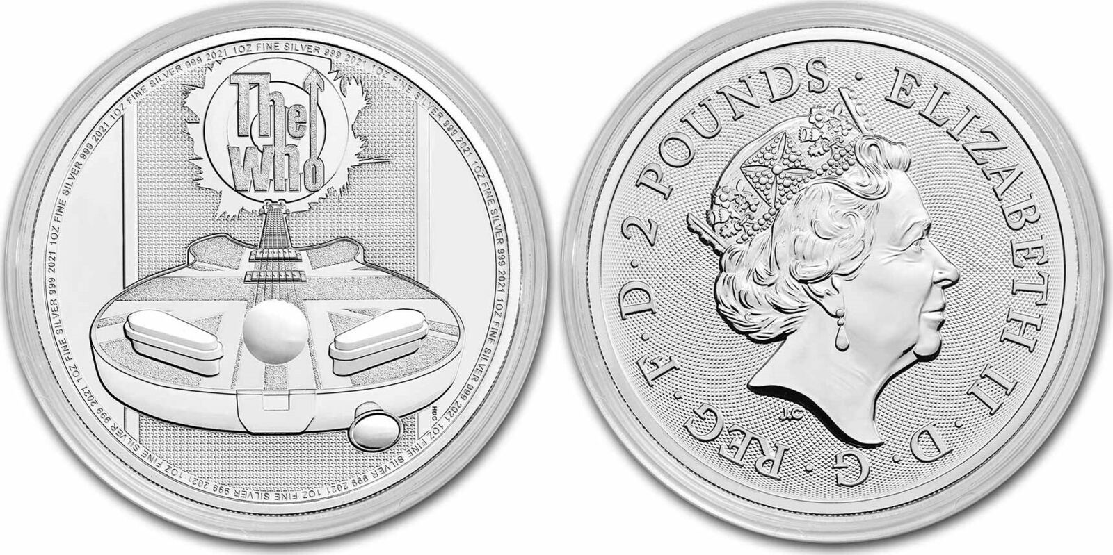 Großbritannien 2 Pfund 2021 Royal Mint Music Legenden The Who 1 oz ...