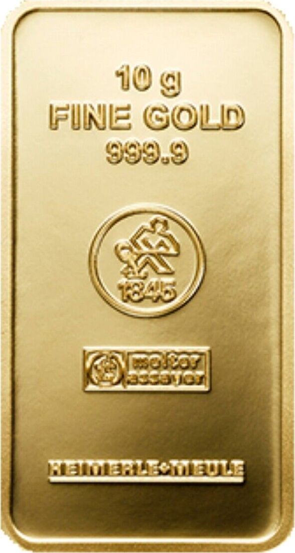 Deutschland 2024 Heimerle & Meule UnityBar Gold Goldbarren 999.9 Fein ...