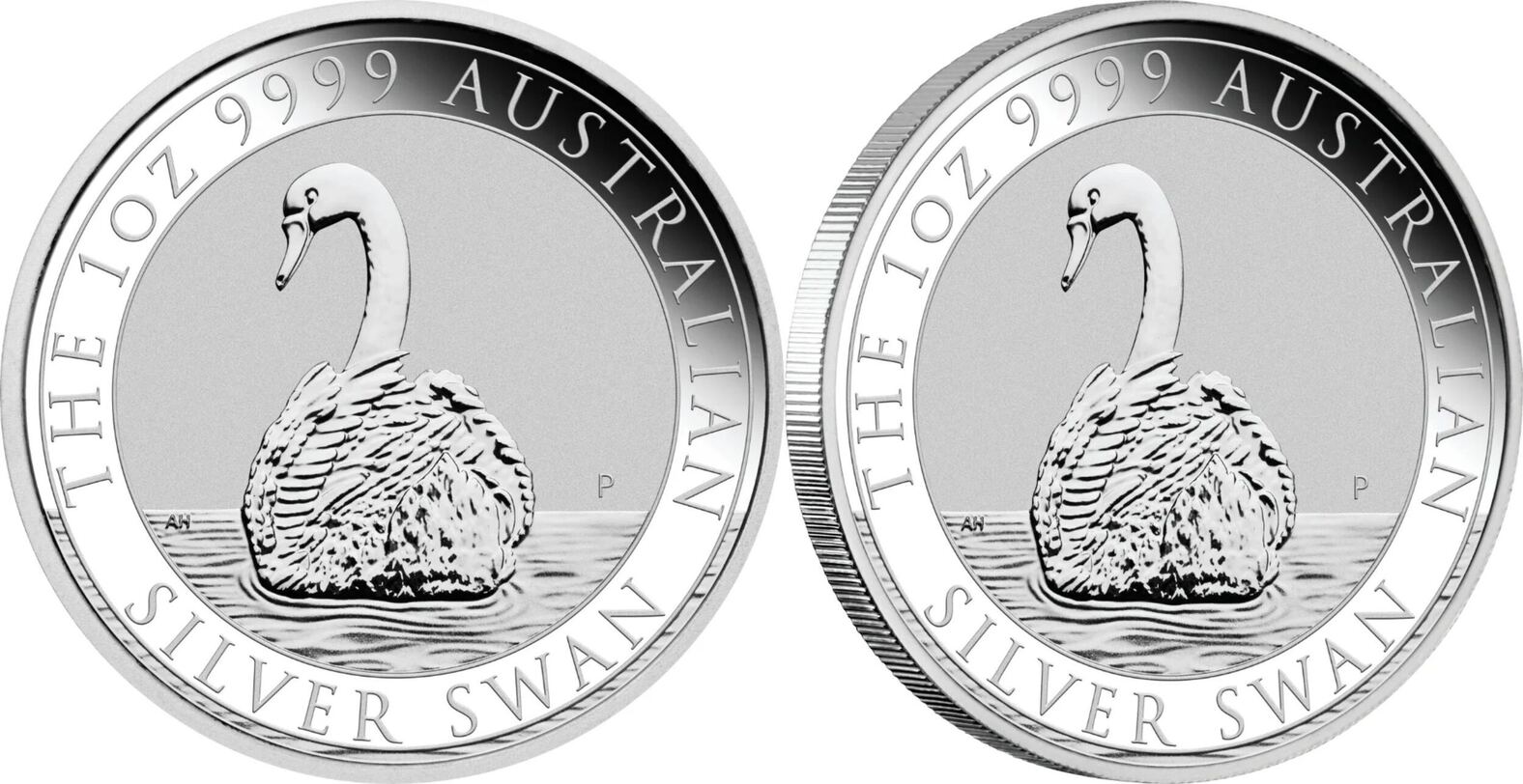 Perth Mint Australien Schwan 2023 1 oz 999 Silbermünze Silber (7 ...