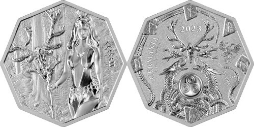 Polen Silbermünze Germania 2023 1 oz Seeress Witchcraft Serie Silber ...