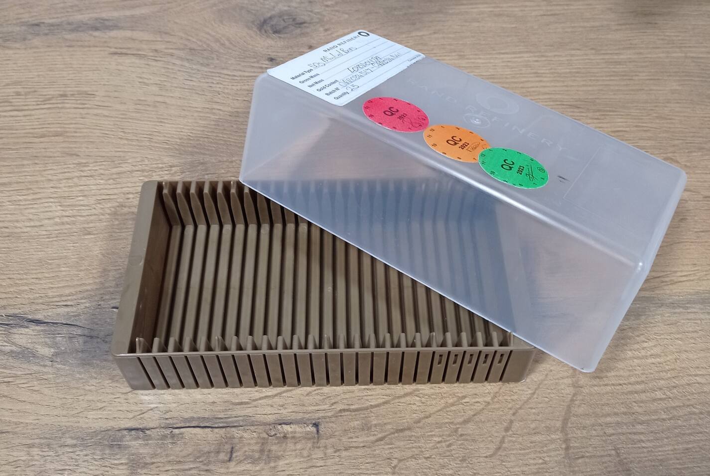 Masterbox Universal Rand Refinery Box für 25 Goldbarren Silberbarren im ...