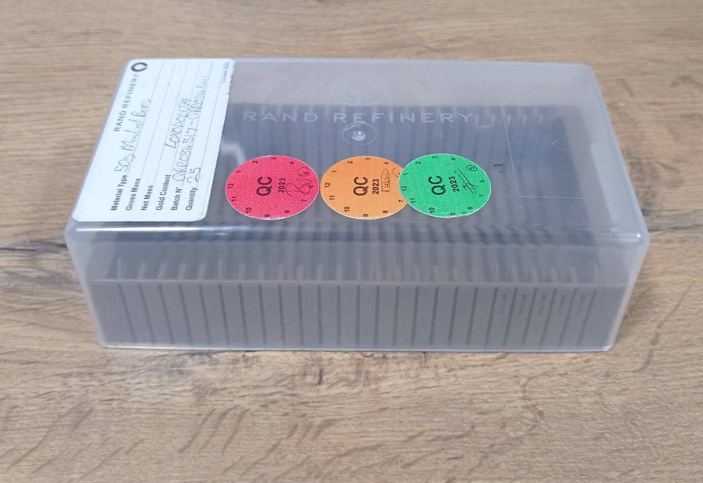 Masterbox Universal Rand Refinery Box für 25 Goldbarren Silberbarren im ...