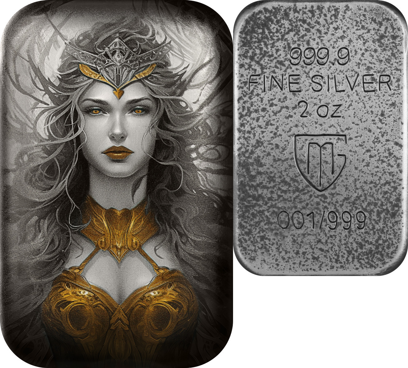 Polen 2024 Silberbarren Gullweig 2 oz Goddess Gussbarren Silber ...