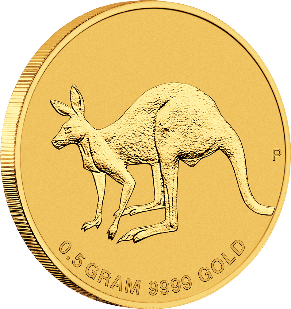 Australien 2 Dollar Perth Mint Känguru Mini Roo 2019 1/62 oz in Blister ...
